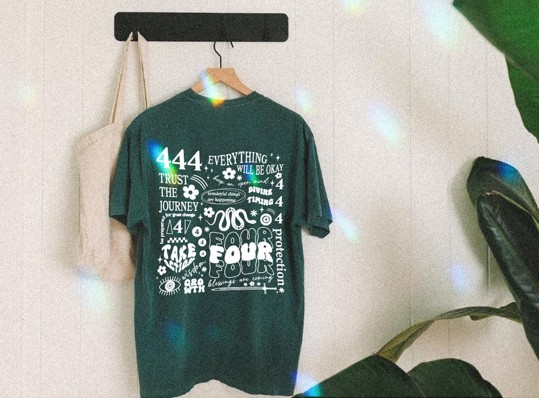 Angel Number Shirt 444 Angel Numbers Manifest Shirt Evil Eye Shirt ...
