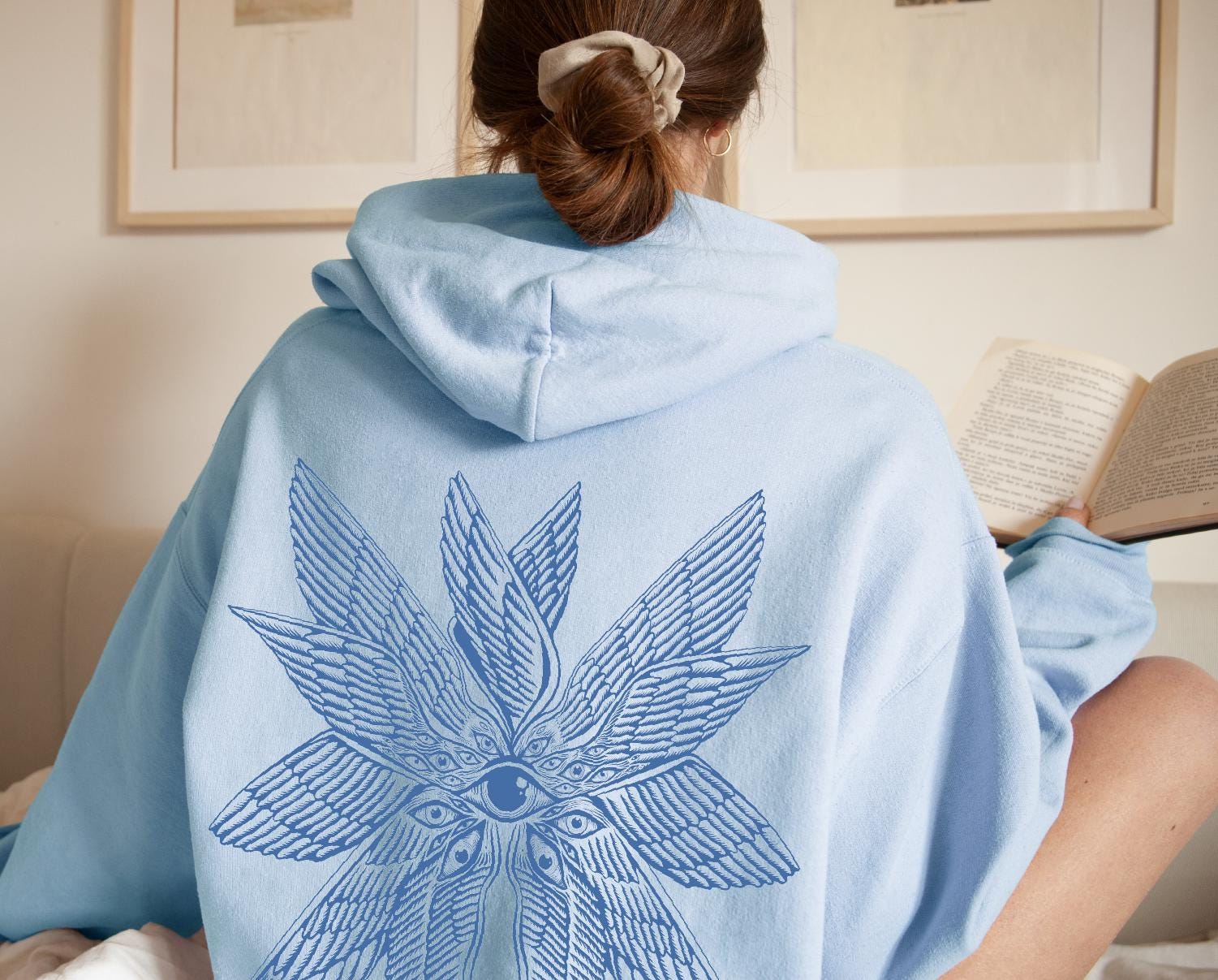 Biblically Accurate Angel Hoodie Angelcore Shirt Seraph Shirt Weirdcore ...