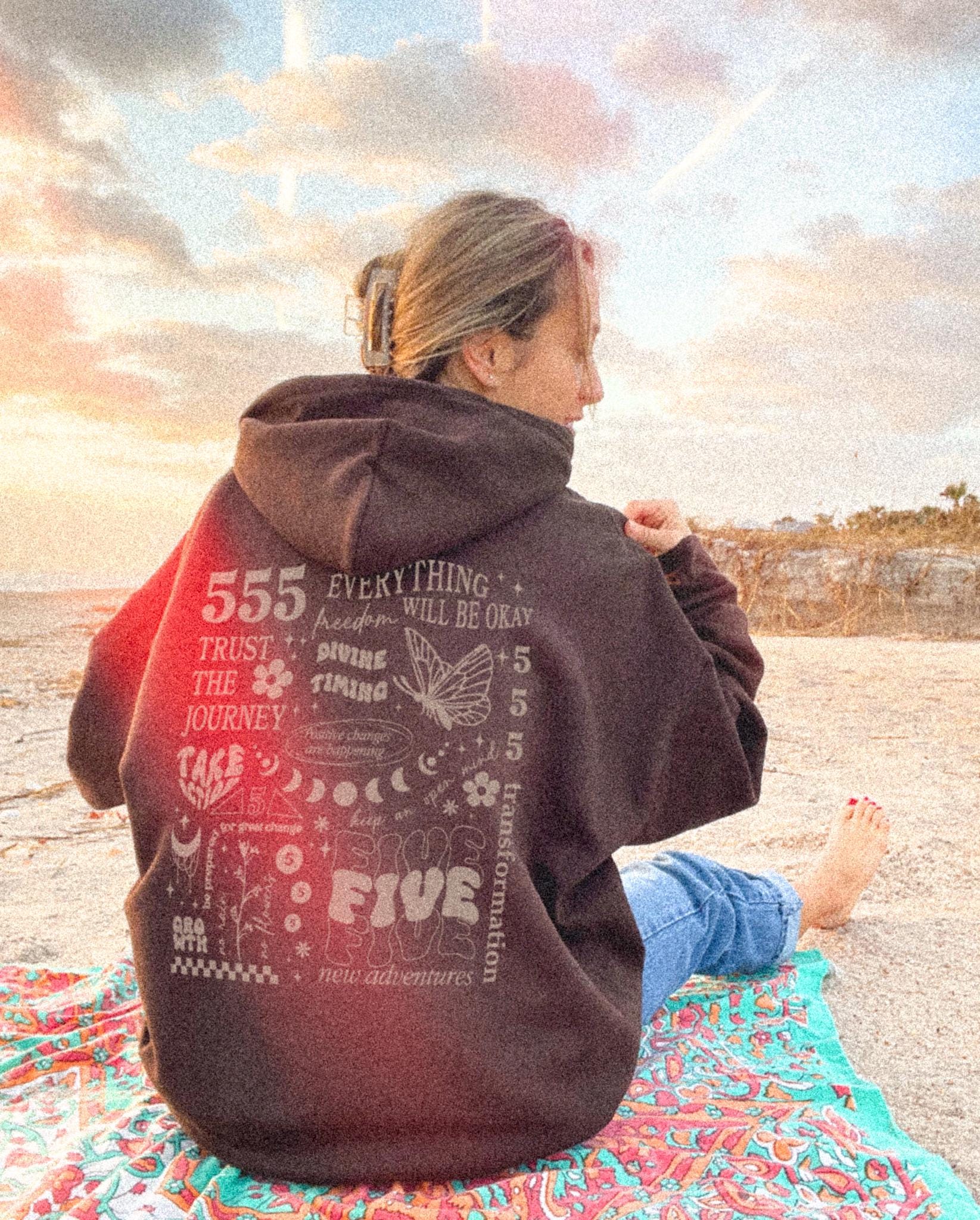 Angel Number Hoodie 555 Hoodie Angel Number 555 Shirt Angel Number ...