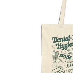 Dental Tote Dental Hygiene Tote Bag Dental Hygiene Gifts Dental ...