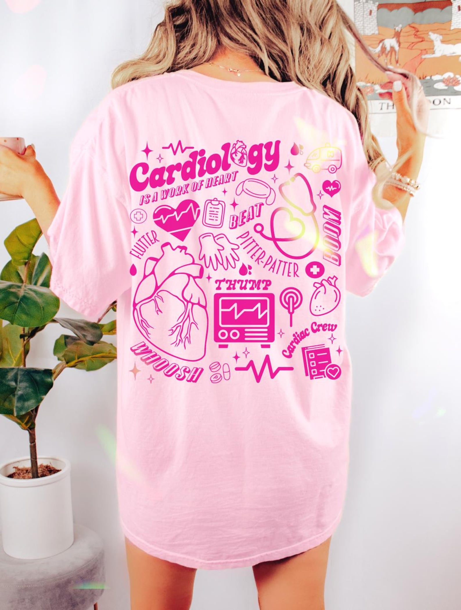 Cardiology Shirt Nurse Shirt Cardiology Nurse Cardiac Shirt Anatomical ...