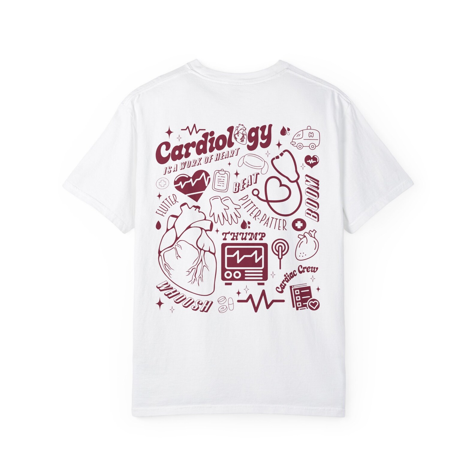 Cardiology Shirt Nurse Shirt Cardiology Nurse Cardiac Shirt Anatomical ...