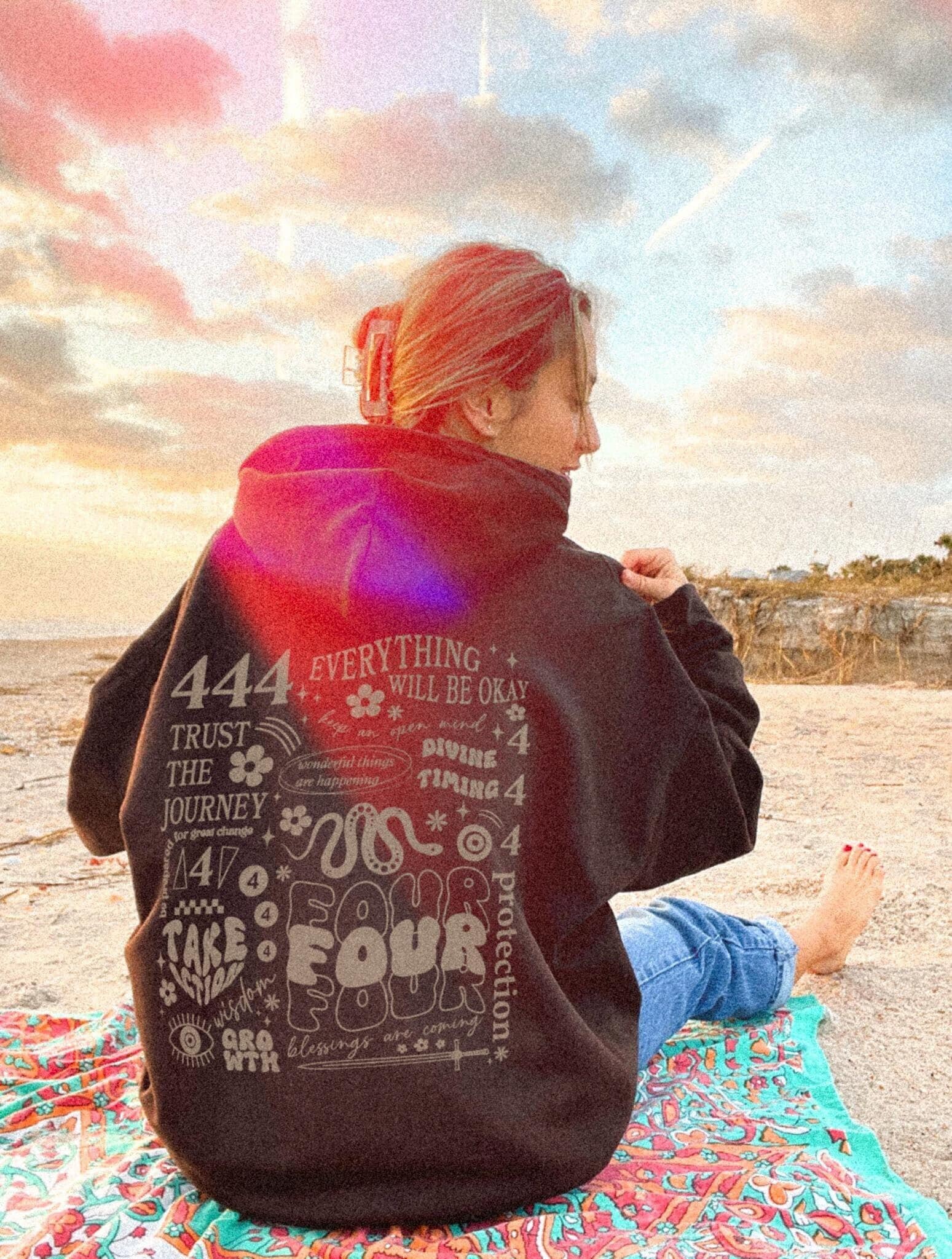 Angel Number Hoodie 444 Hoodie Angel Number 444 Shirt Angel Number ...