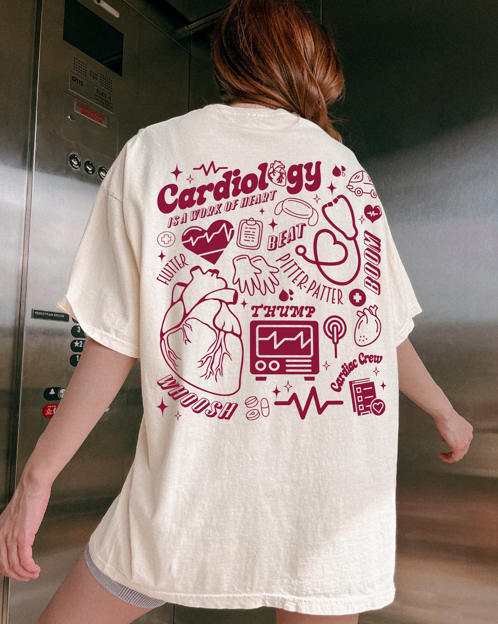 Cardiology Shirt Nurse Shirt Cardiology Nurse Cardiac Shirt Anatomical ...