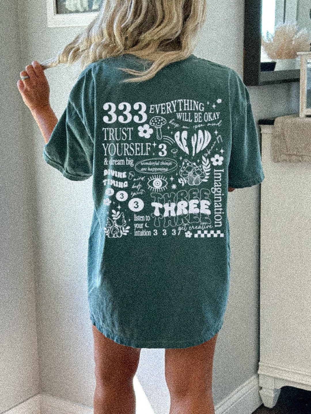 Angel Number Shirt 333 Shirt Angel Numbers Shirt 333 Evil Eye Shirt ...