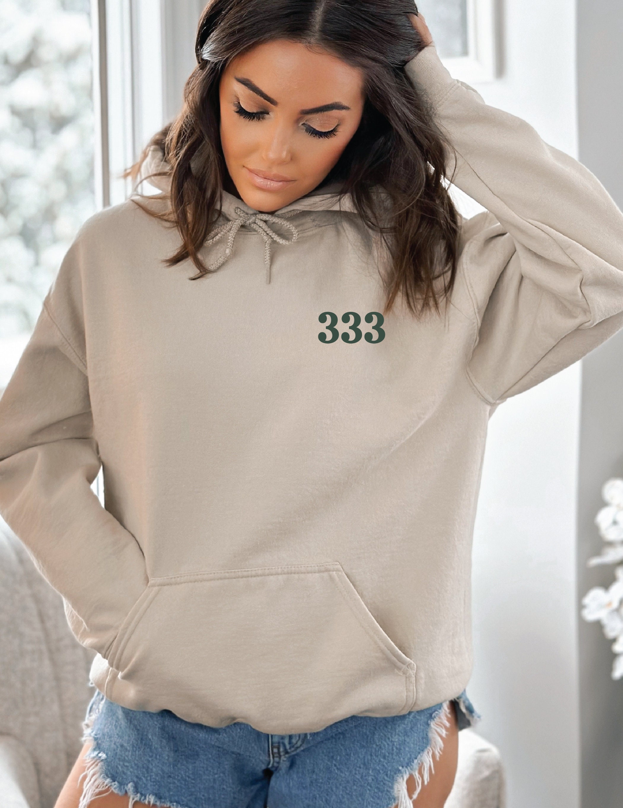 Angel Number Hoodie 333 Celestial Hoodie Edgy Hoodie Alt Hoodie Angel ...