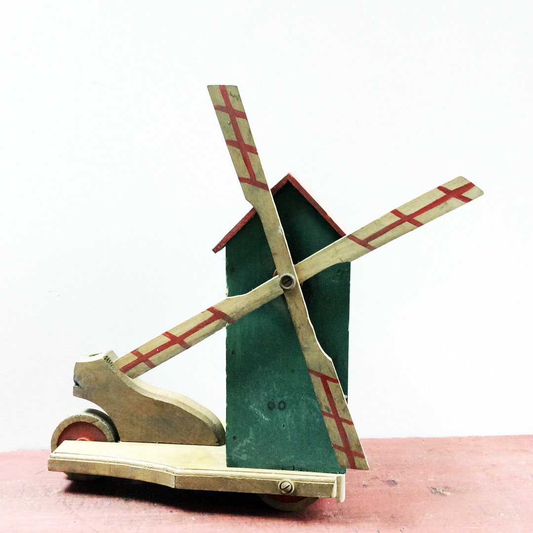 Old Mill Toy on Wheels - Etsy