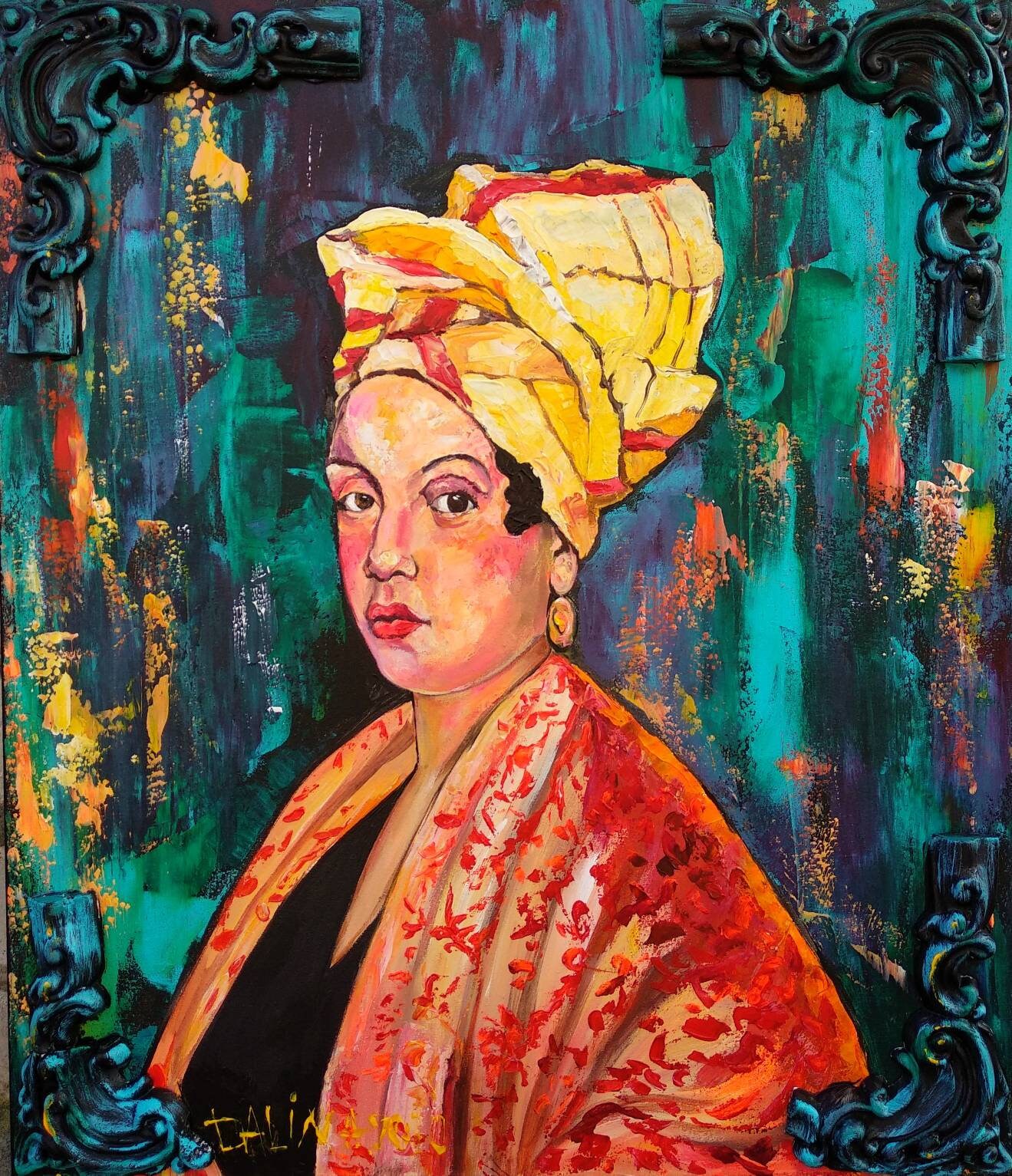 Marie Laveau handmade portrait Marie Laveau art Acrylic | Etsy