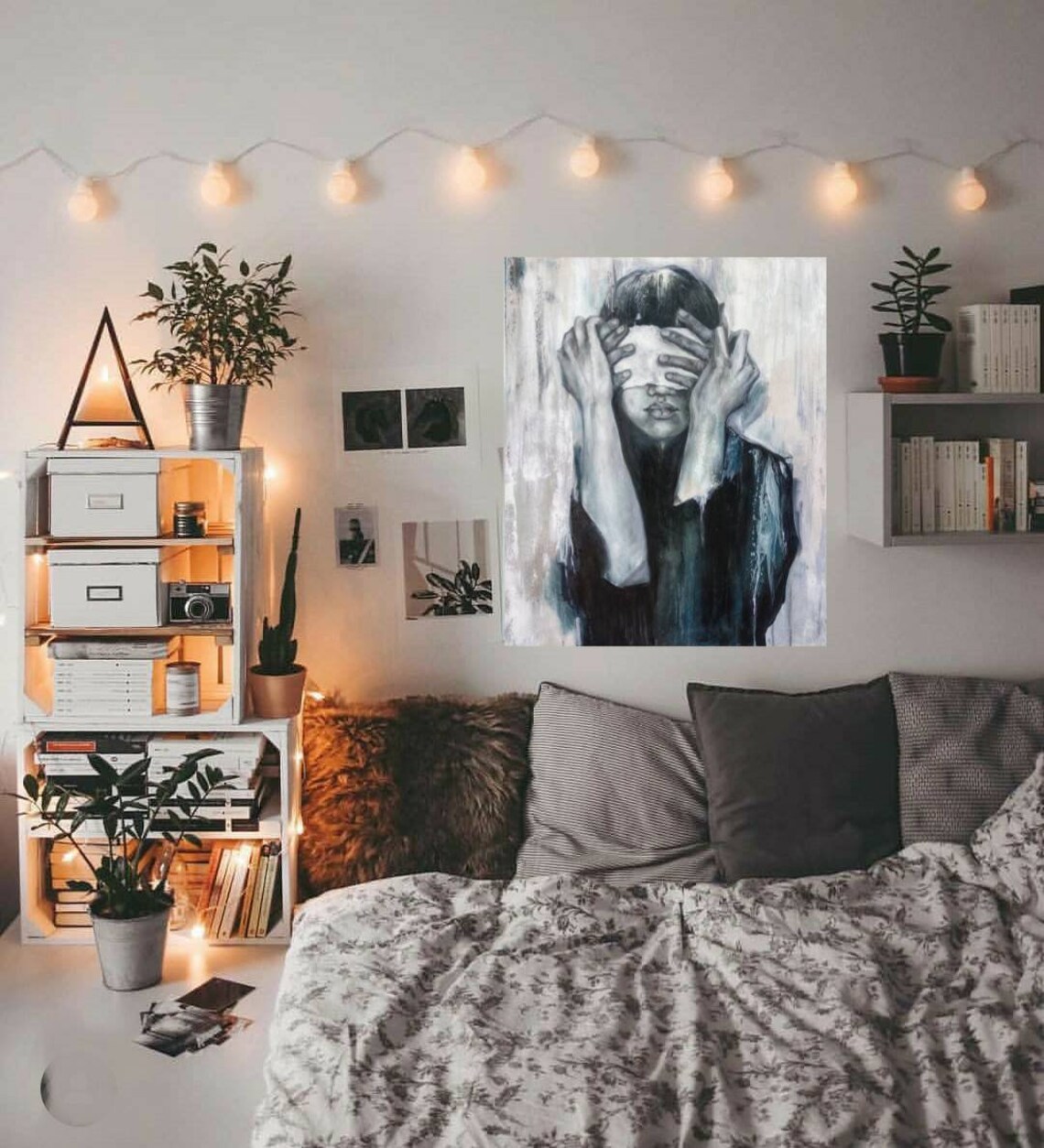 Modern Girl Portrait Oil Painting Original Modern Art - Etsy