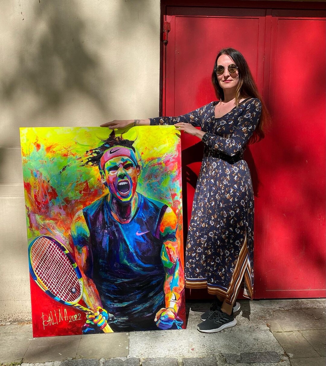 Rafael Nadal Pop Art Nadal Acrylic Painting Rafael Nadal Big Modern ...