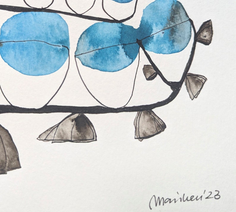 Original Ink Drawing - Etsy