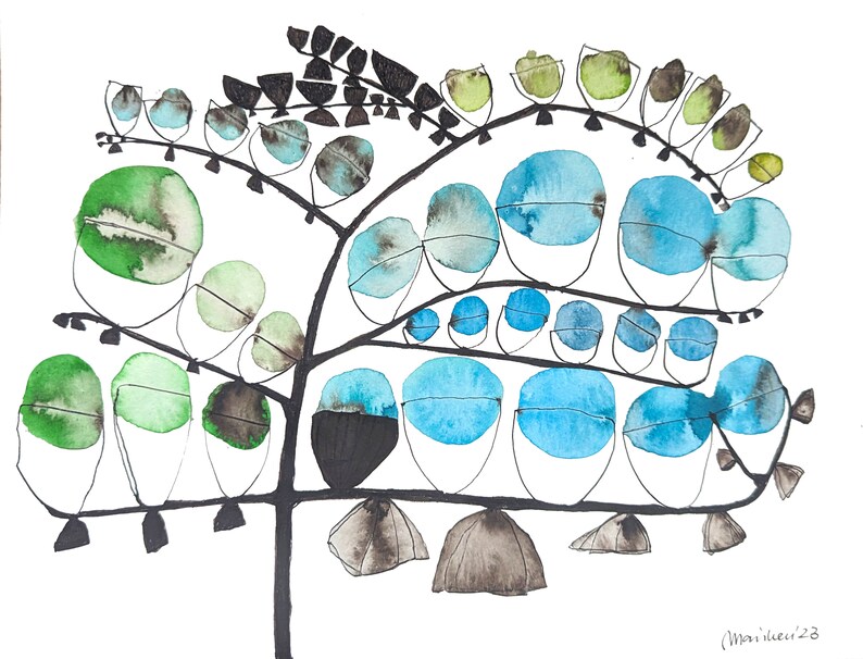 Original Ink Drawing - Etsy