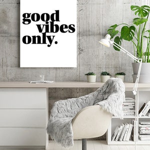 Good Vibes Only Poster Download - Etsy