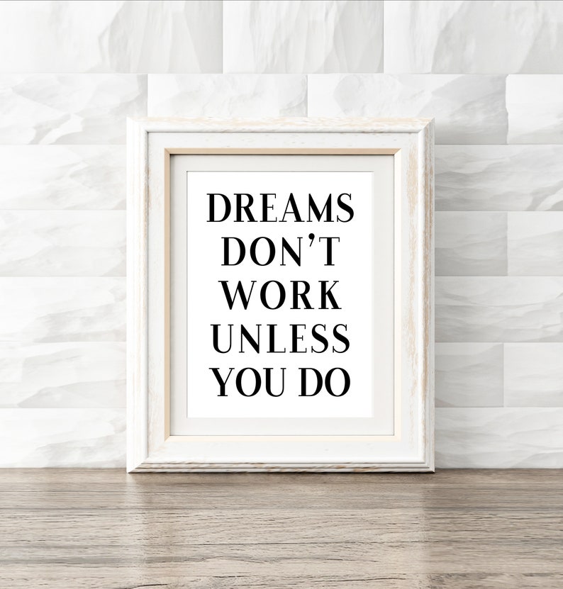 Printable Office Decor, Inspirational Quote Print, Typography Download ...