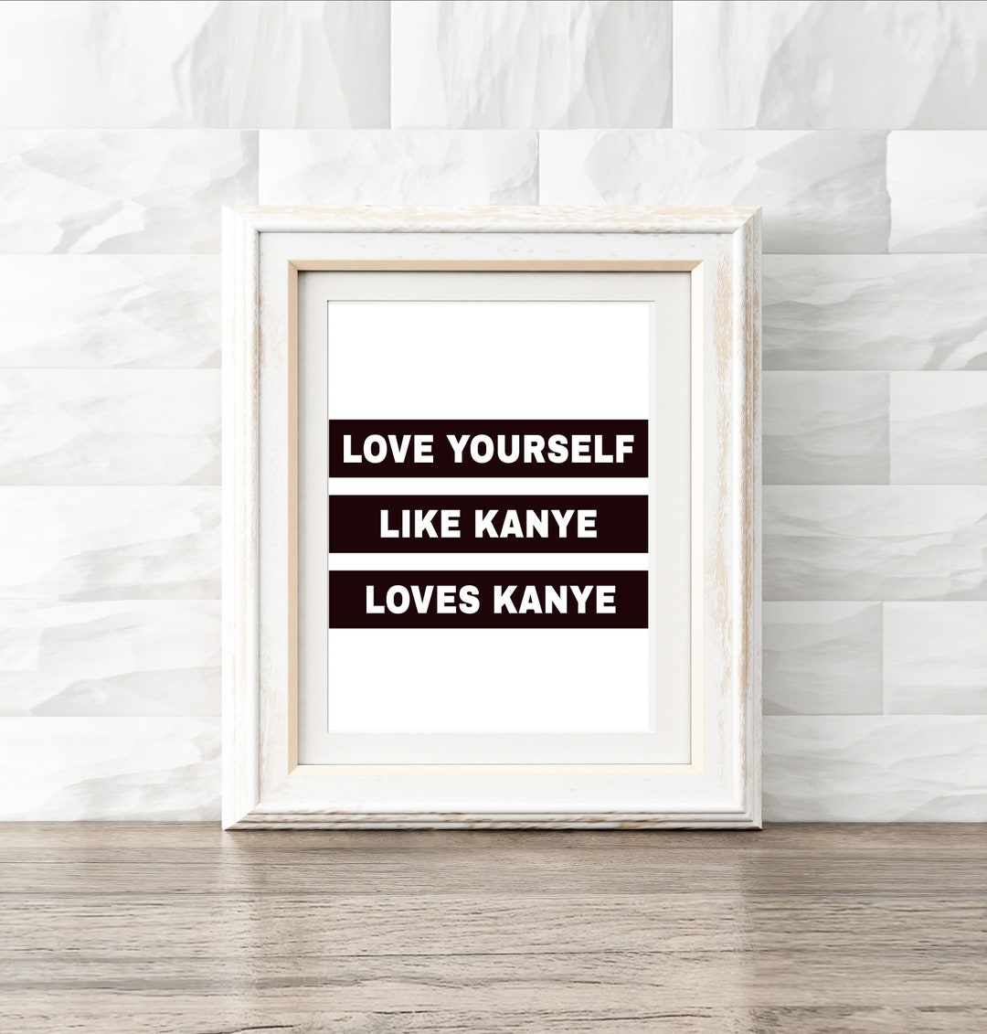 Kanye Lyrics Print, Digital Download, Kanye Quote, Hip Hop Lyrics, Hip ...