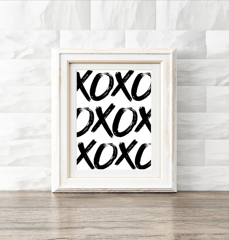XOXO Love Print Download - Etsy