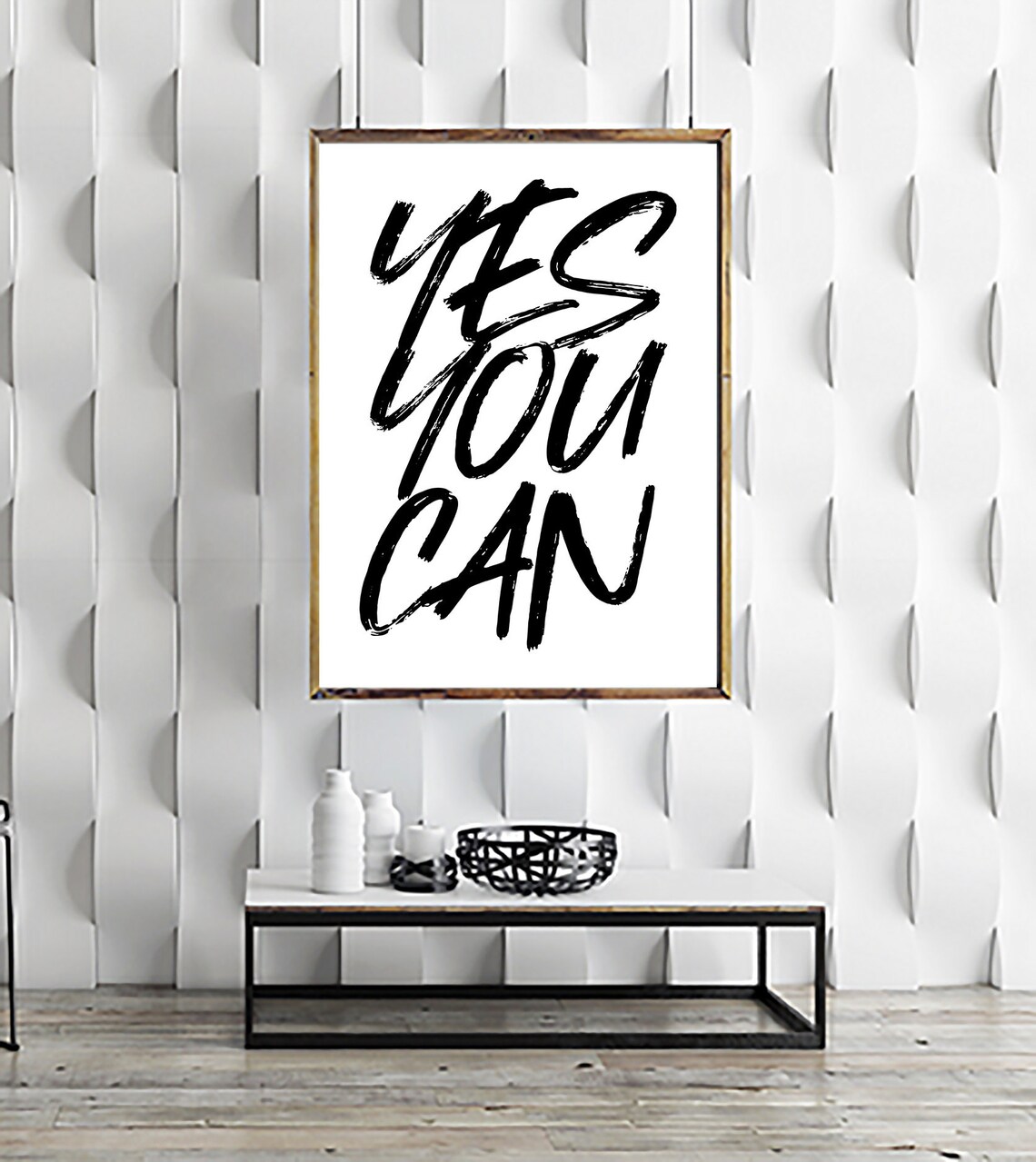 Yes You Can Motivational Poster Download | Etsy