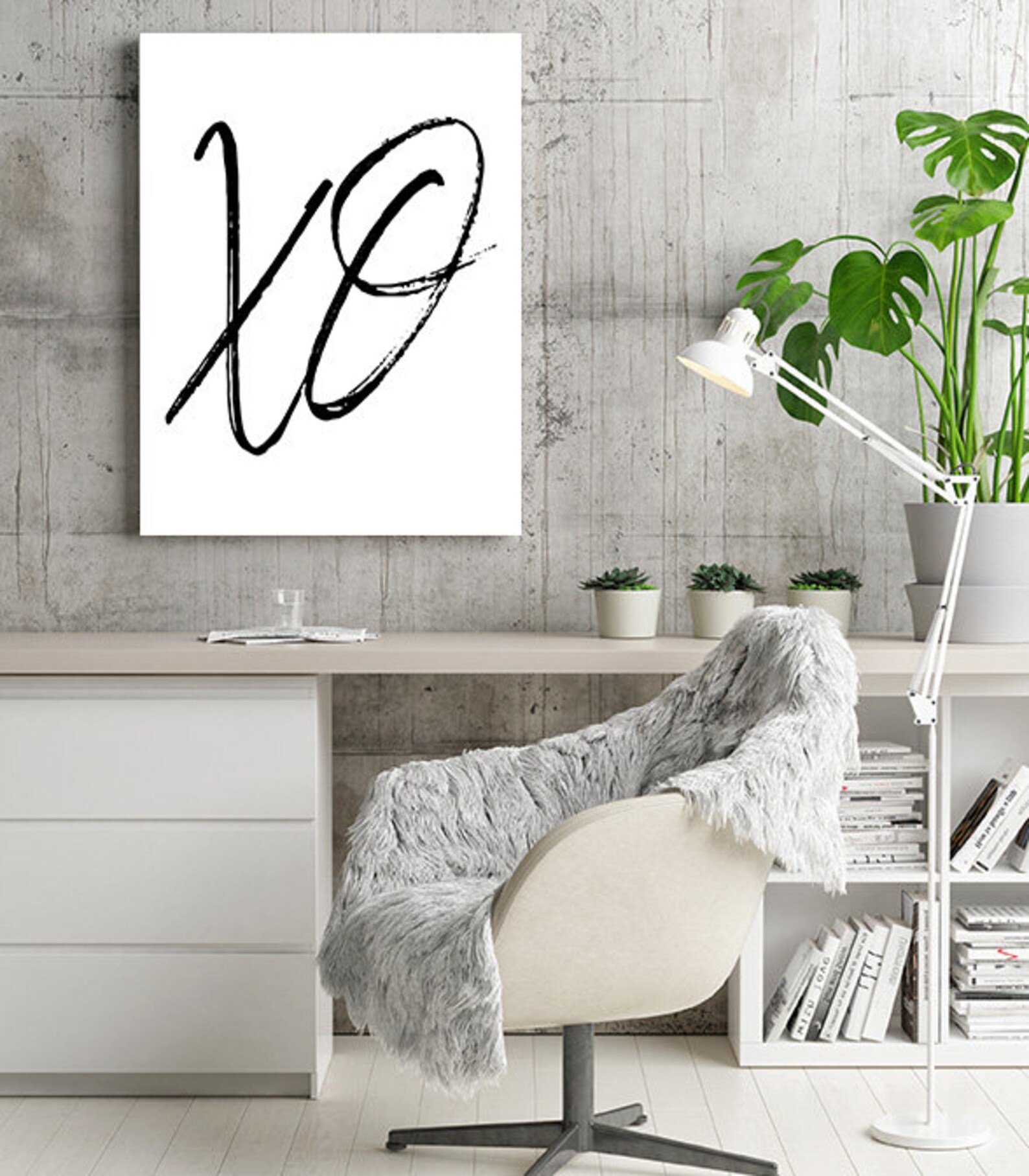 XO Art Printable, Valentine's Day Gift, Bedroom Sign, Hugs and Kisses ...