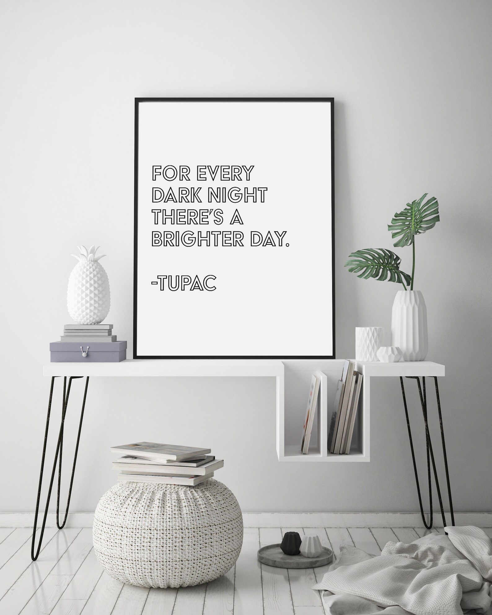 Tupac Printable Rapper Quote Poster Office Wall Art Tupac | Etsy