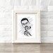 Set of 2 Hip Hop Posters. Rapper Wall Art, Nas Portrait, Rap Lyrics ...