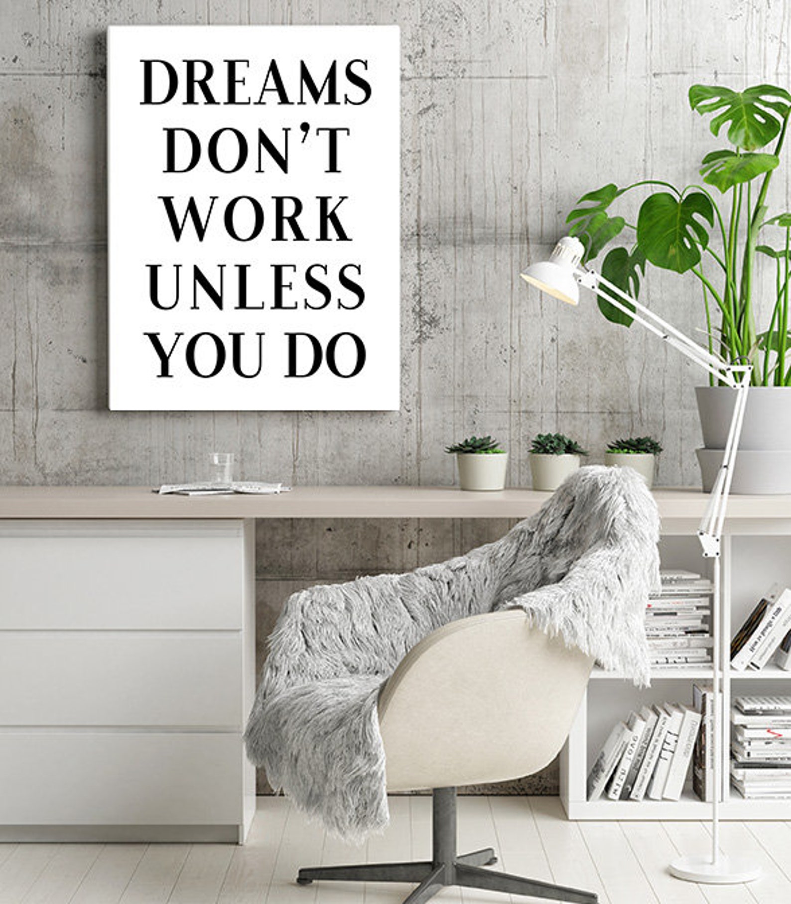 Printable Office Decor, Inspirational Quote Print, Typography Download ...