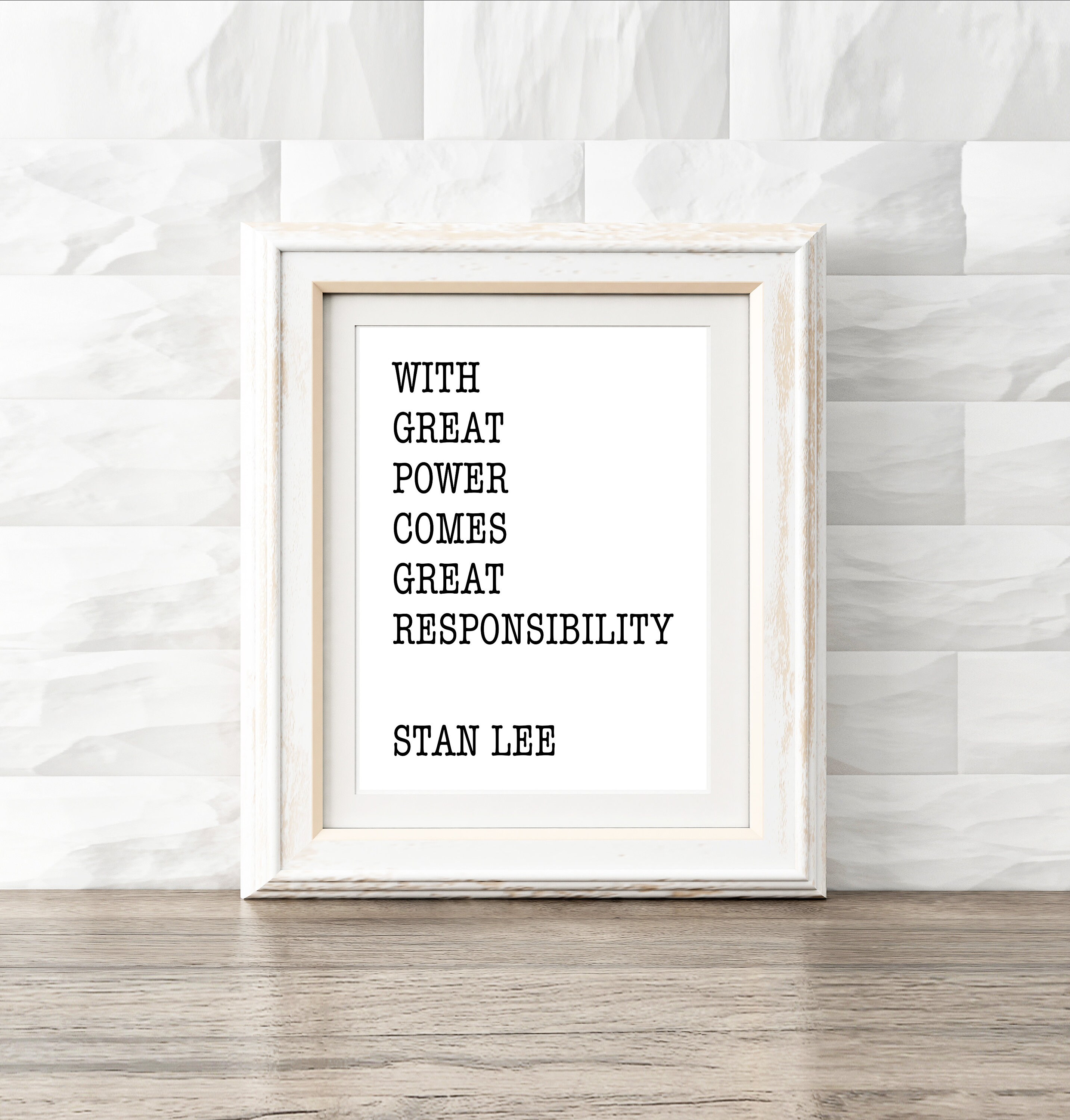 Stan Lee Quote Printable Office Wall Art Instant Print - Etsy