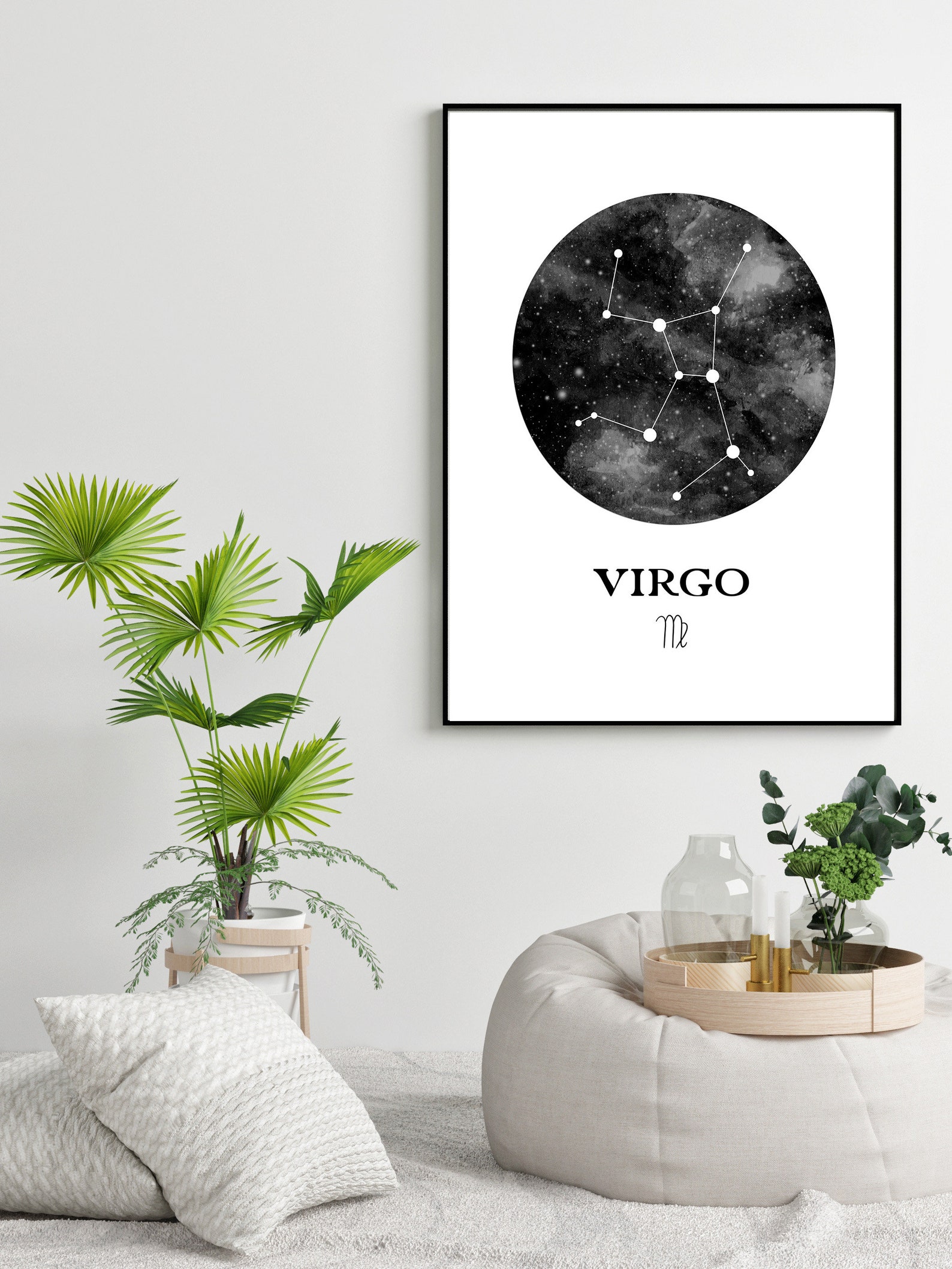 Virgo Printable Horoscope Poster Astrology Print - Etsy