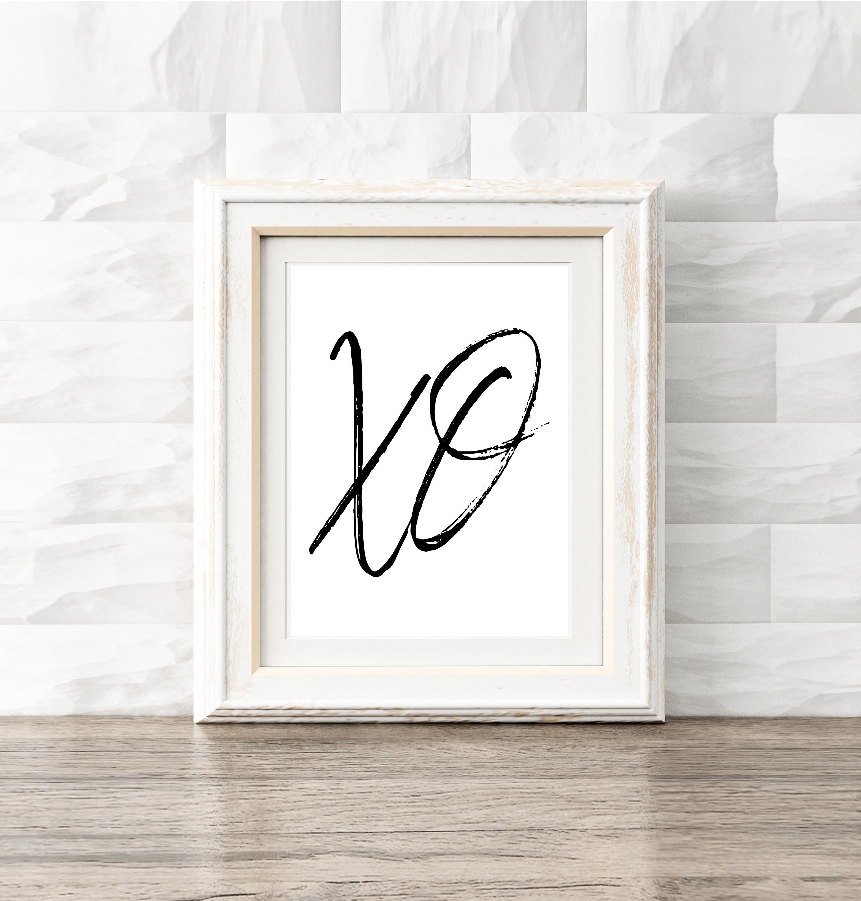 XO Art Printable, Valentine's Day Gift, Bedroom Sign, Hugs and Kisses ...