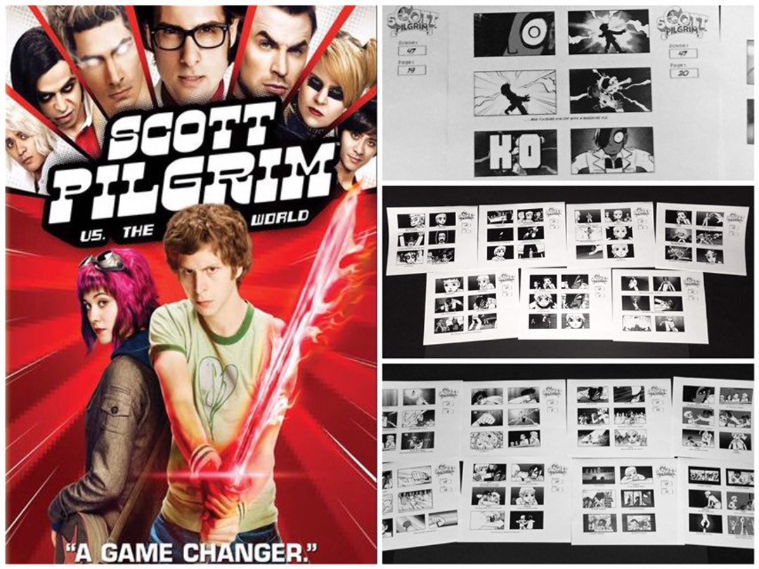 Scott Pilgram Storyboard Set - Etsy