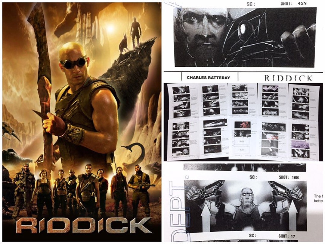 Riddick Storyboard Set - Etsy