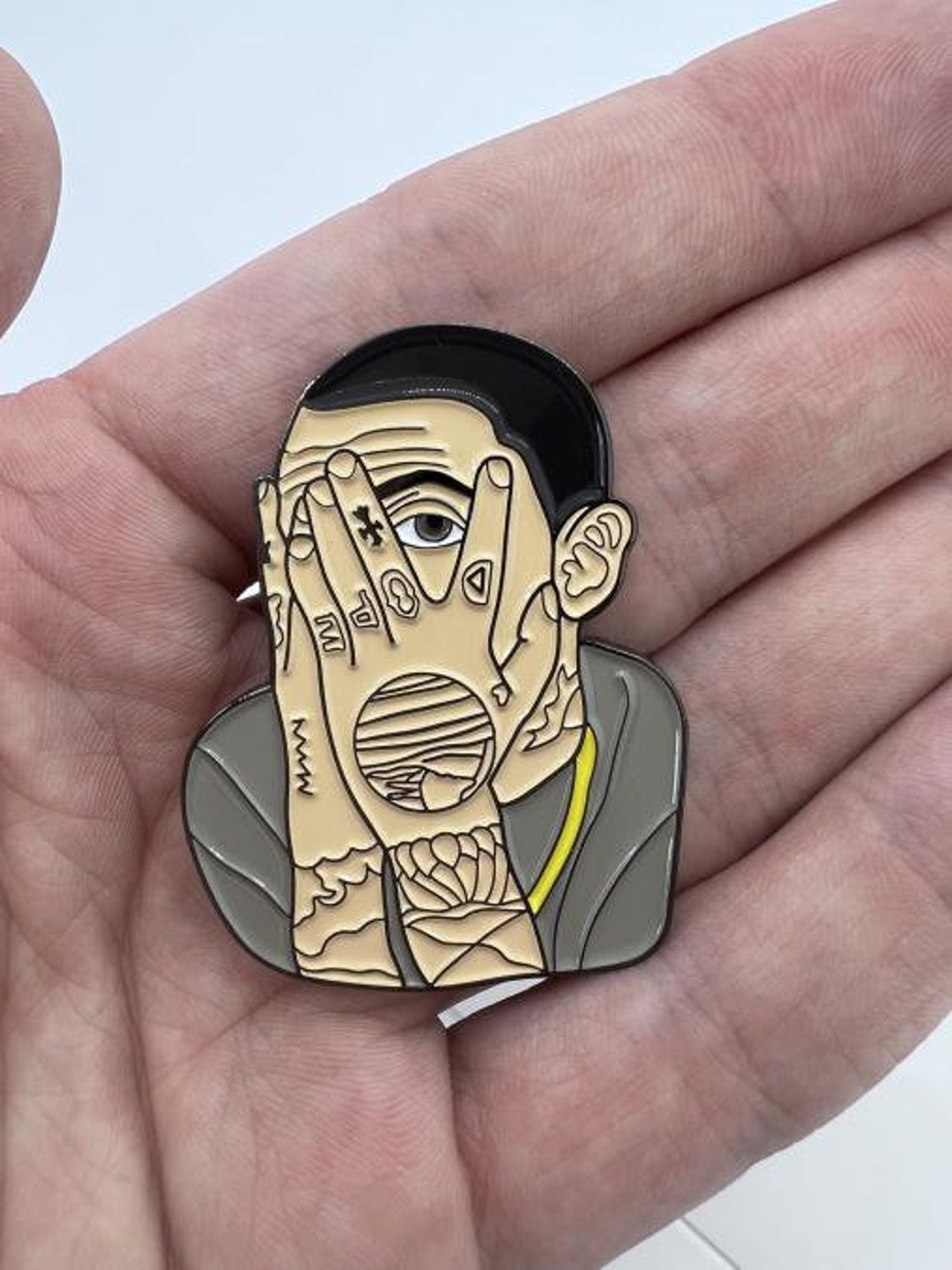 Mac Miller Hat Pin - NY Magazine Photo Swimming Circles - Hat Pin Plug ...