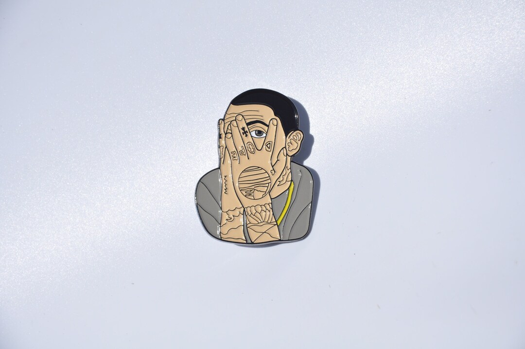 Mac Miller Hat Pin - NY Magazine Photo Swimming Circles - Hat Pin Plug ...