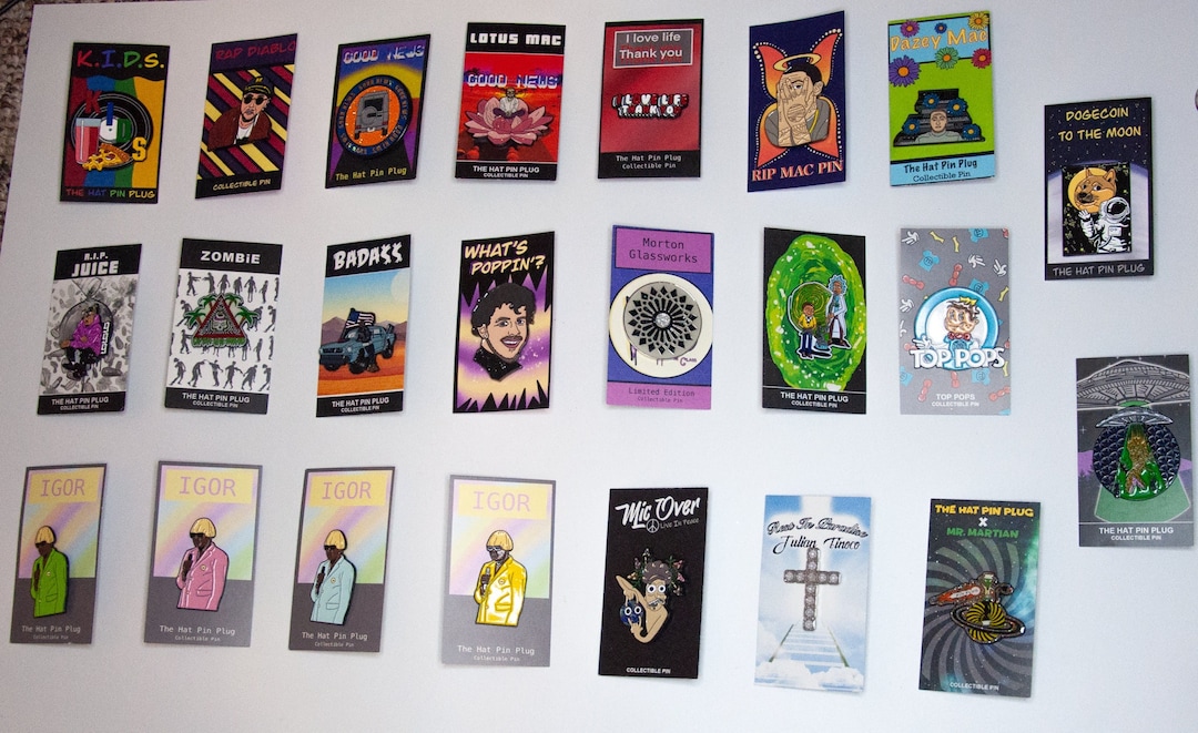 Build Your Own Music Hat Pin Bundle - Rapper Pins - Music Pins ...