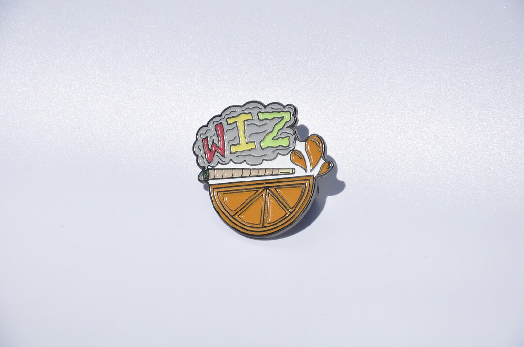 Wiz Khalifa Hat Pin - Kush and OJ Inspired Enamel Pin - Stoner Pins ...