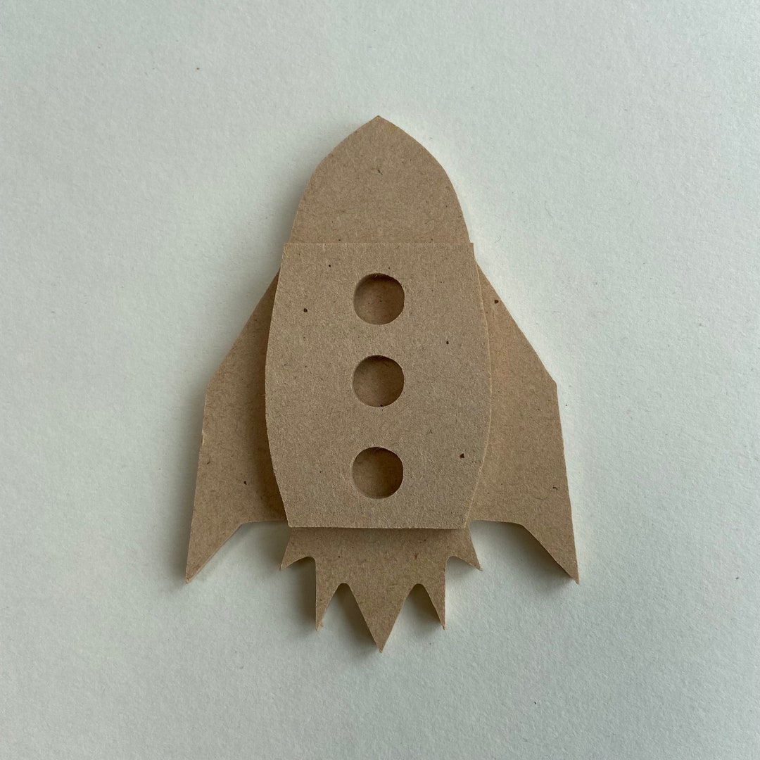 MDF Space Rocket 3D Wooden Travel Transport Shape Craft Blank - Etsy