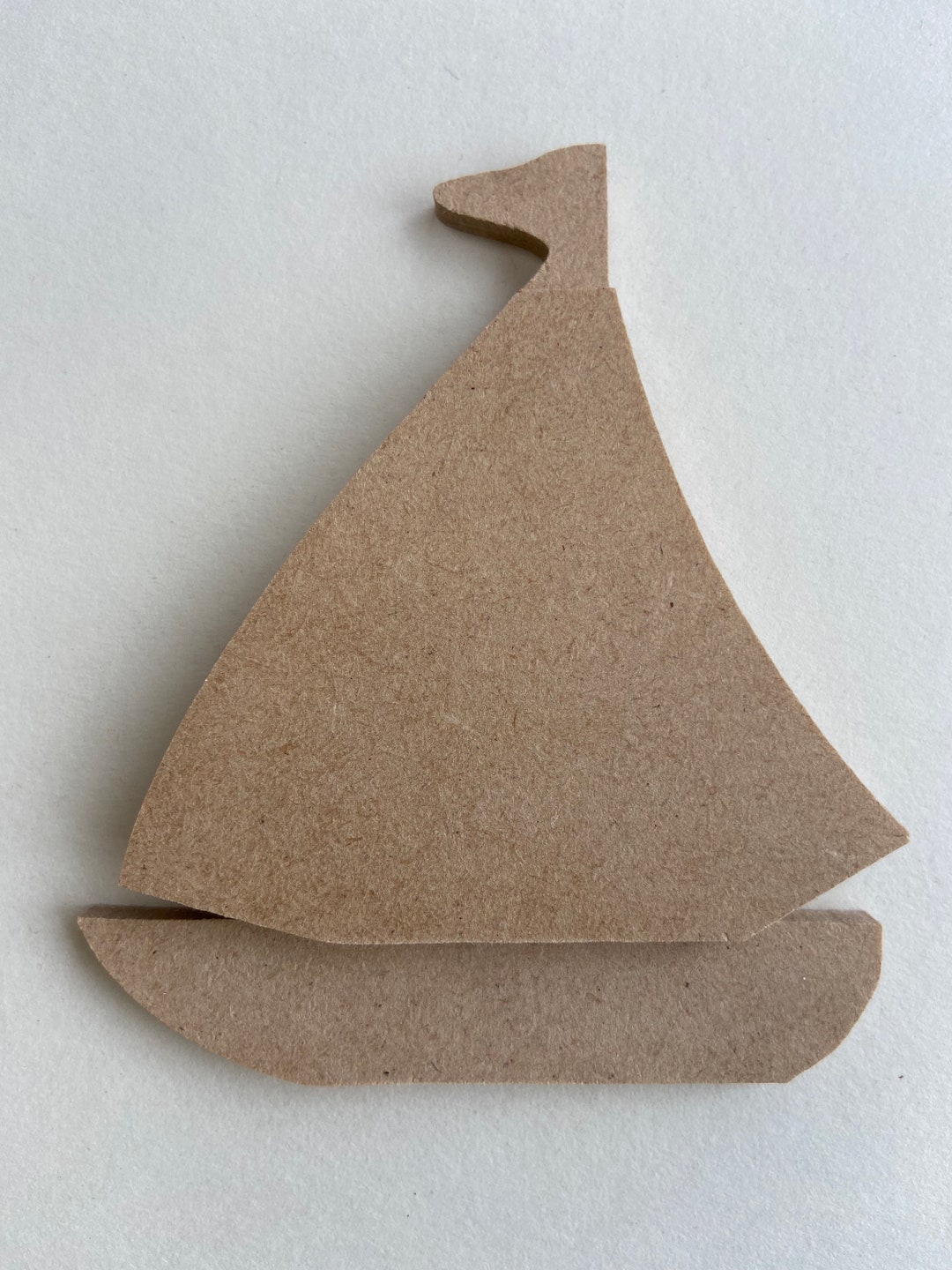 MDF Sail Boat Wooden Shape Yacht Craft Blank Hand Cut 7cm X - Etsy