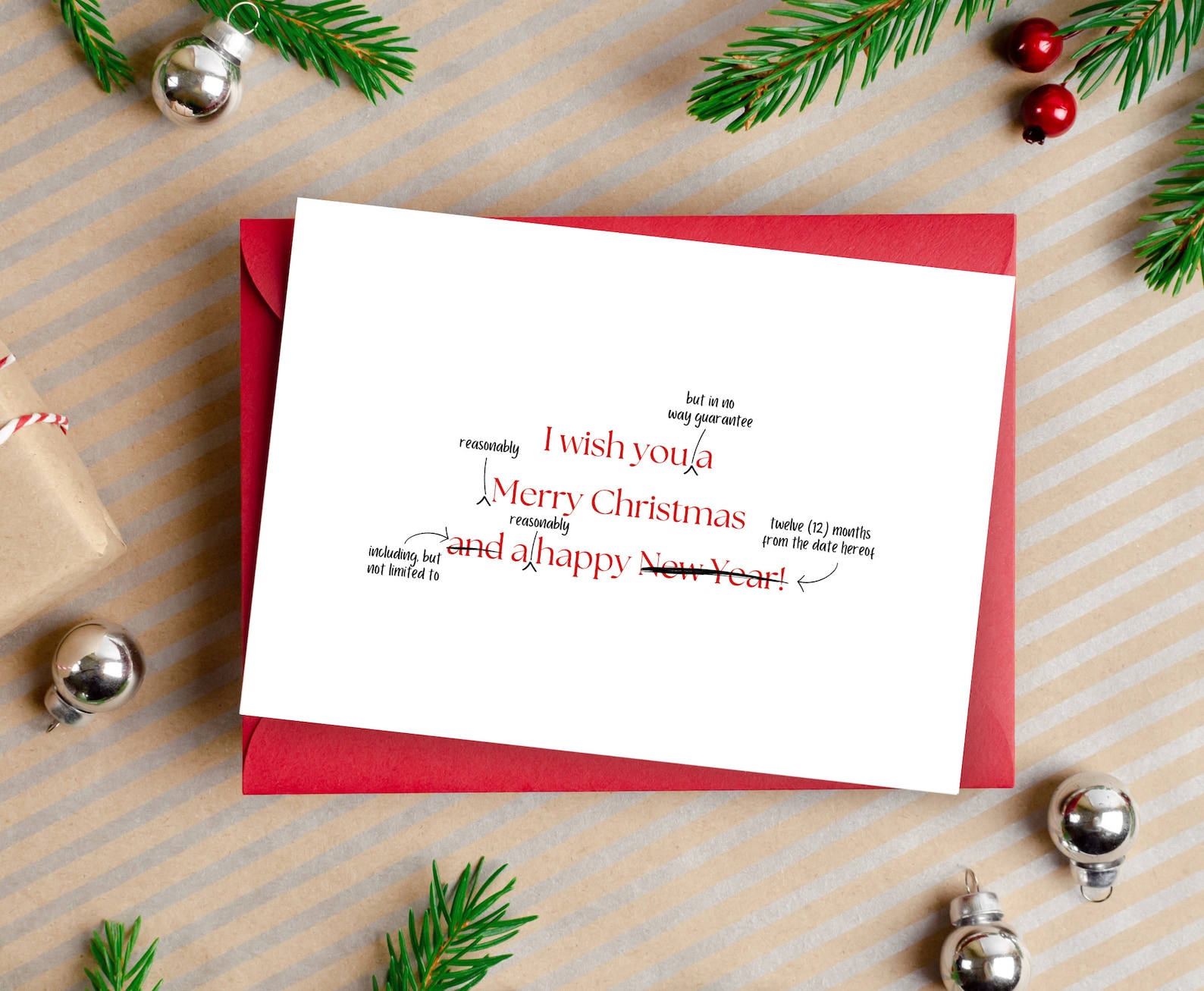 Attorney Christmas Card | Happy Holidays Card to Lawyer | Instant ...