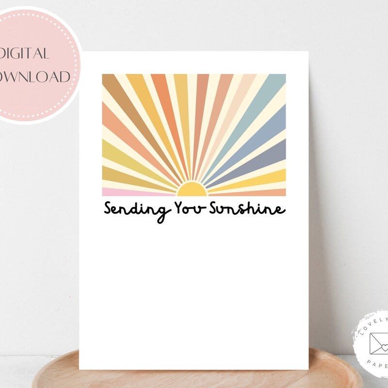 Sunshine Cards - Etsy