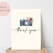 PRINTABLE Thank You Card to Photographer | Instant Download ...