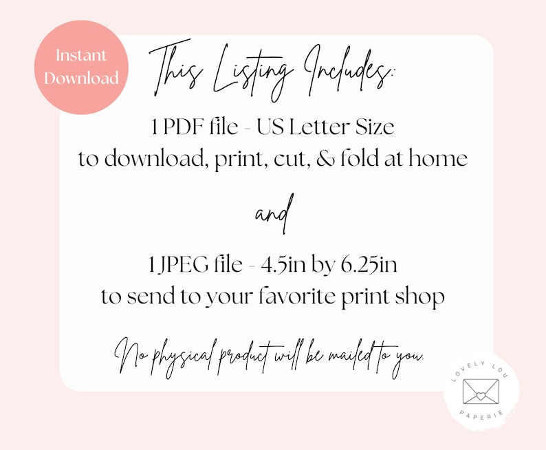 Happy Birthday Card | PRINTABLE | Happy Birthday Script | Instant ...