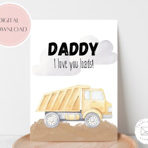 PRINTABLE | Father's Day Card | Instant Download | I Love You Loads ...