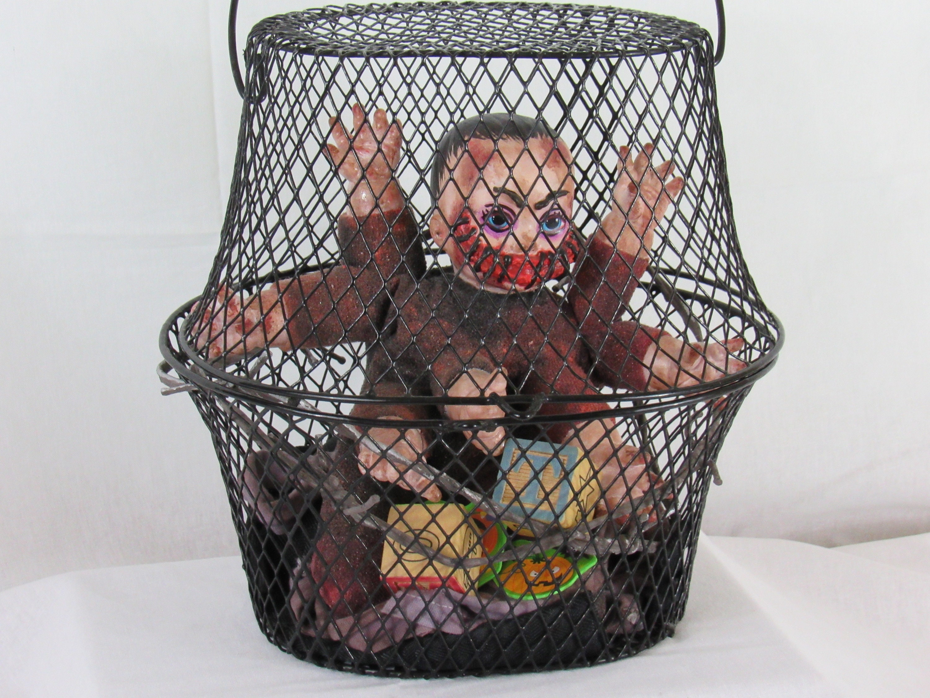Creepy, Scary, Horror Doll, Halloween Prop Decor, Goth Decor, Oddity ...