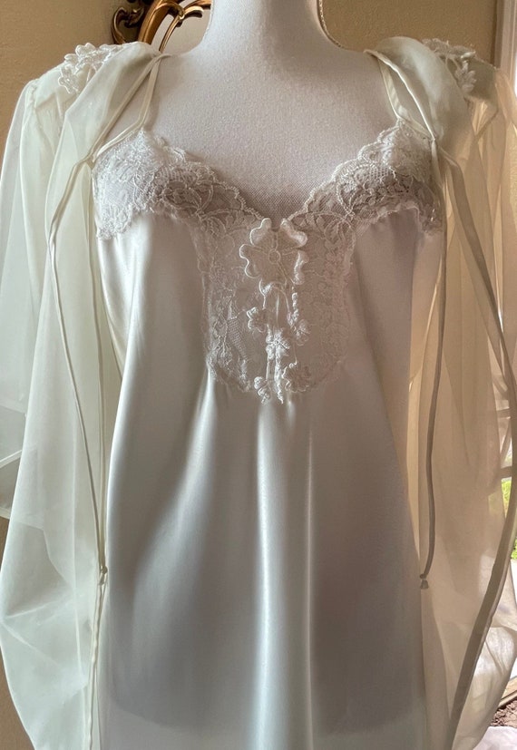 1980s Lingerie Set Satin Like Tank And Shorts Pjs S… Gem
