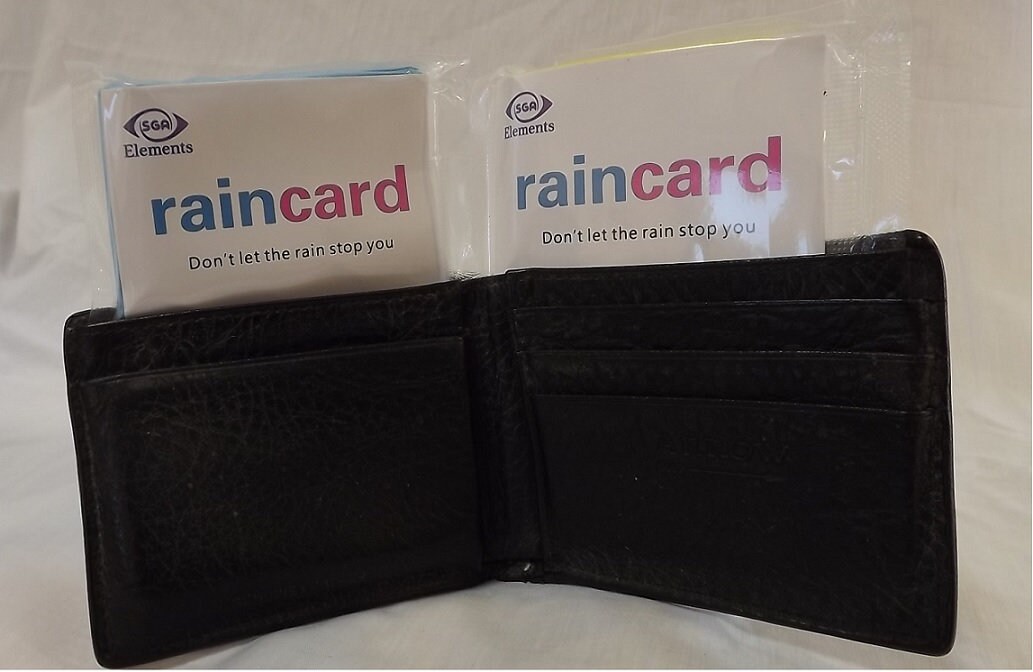 4 Pack Rain Card Raincoat With Hood - Etsy