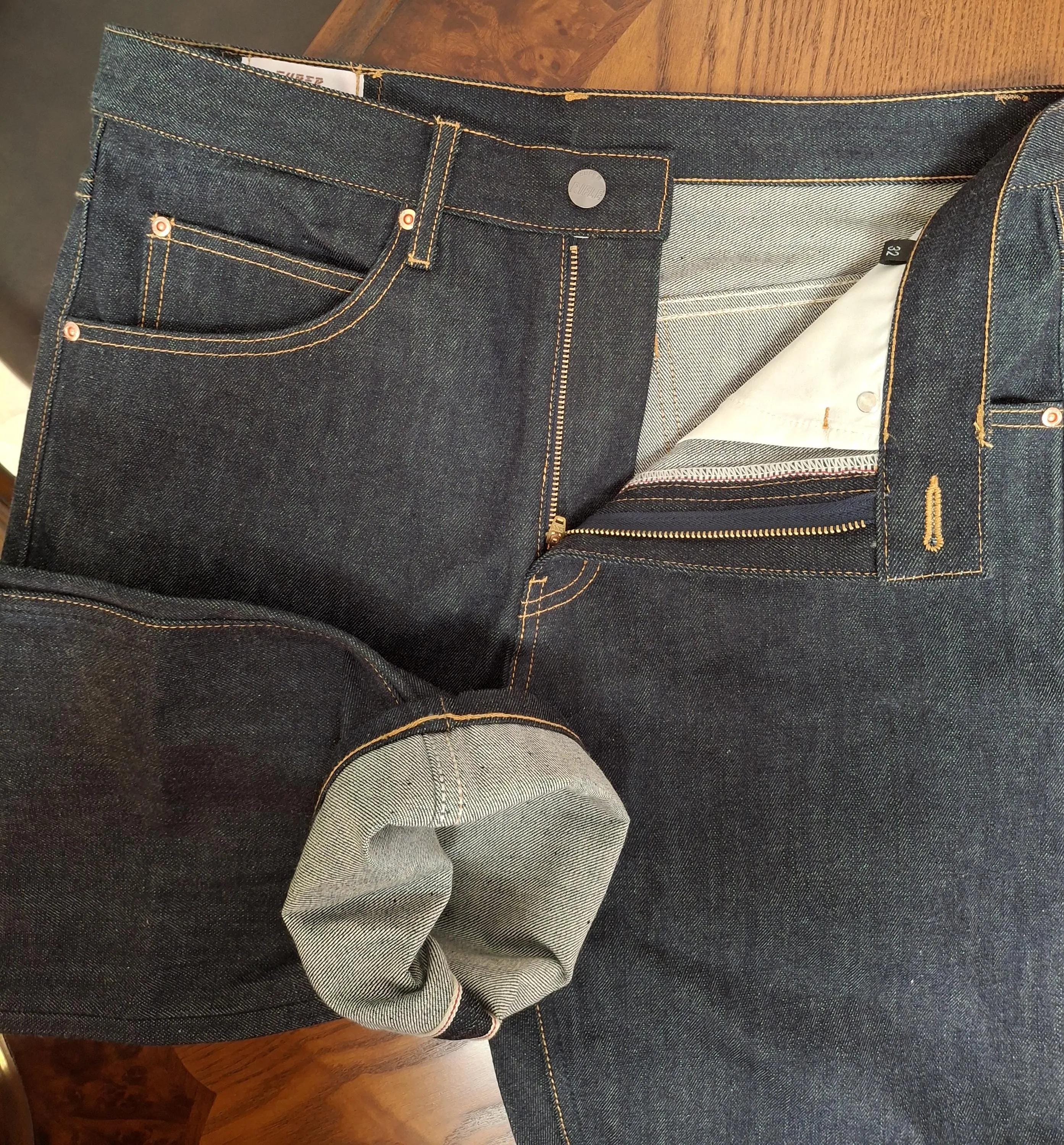 Raw Selvedge Denim Super Rifle Jeans With the Belt - Etsy