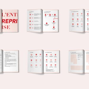 Template rapport de stage InDesign - Etsy France