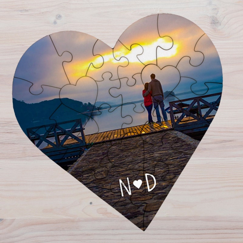 Heart Shaped Puzzle - Etsy