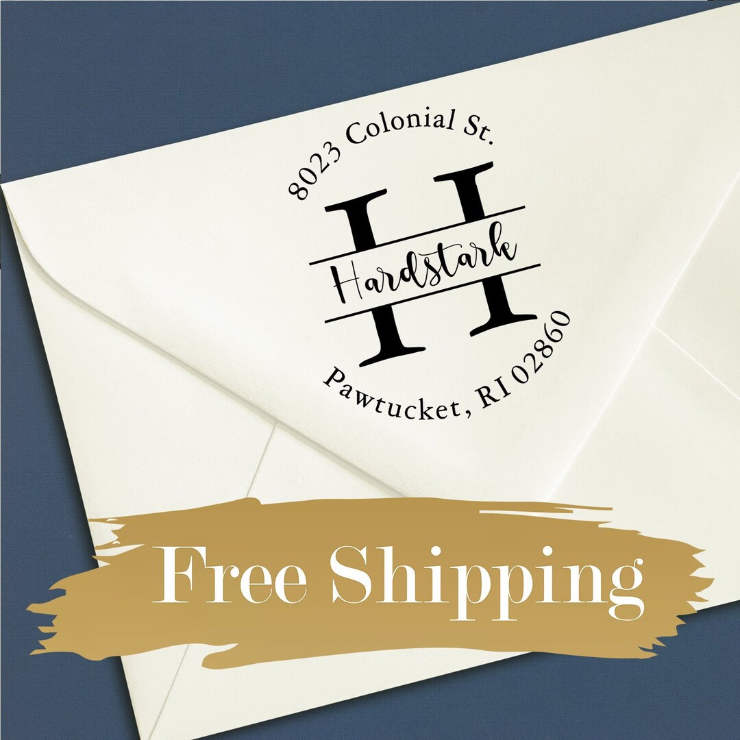 Custom Address Wedding Stamp | Calligraphy Wedding Invitation | Save ...