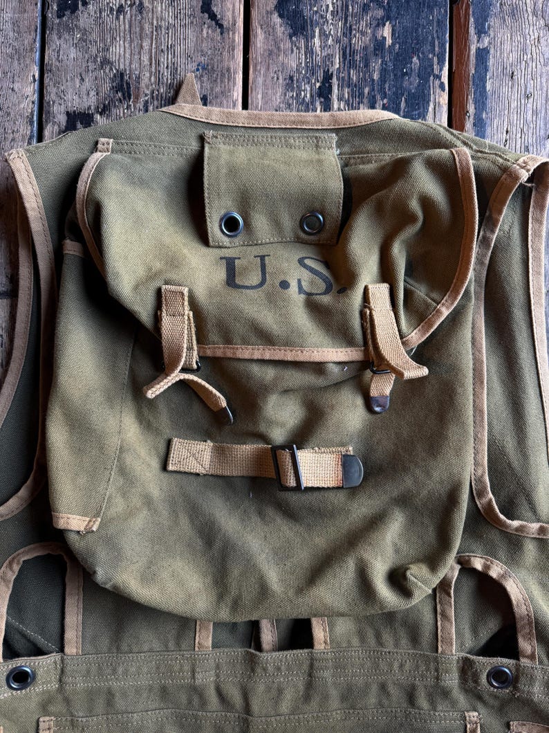 Vintage USN WW2 D-day Military Assault Tactical Ammo Vest. Faithful ...