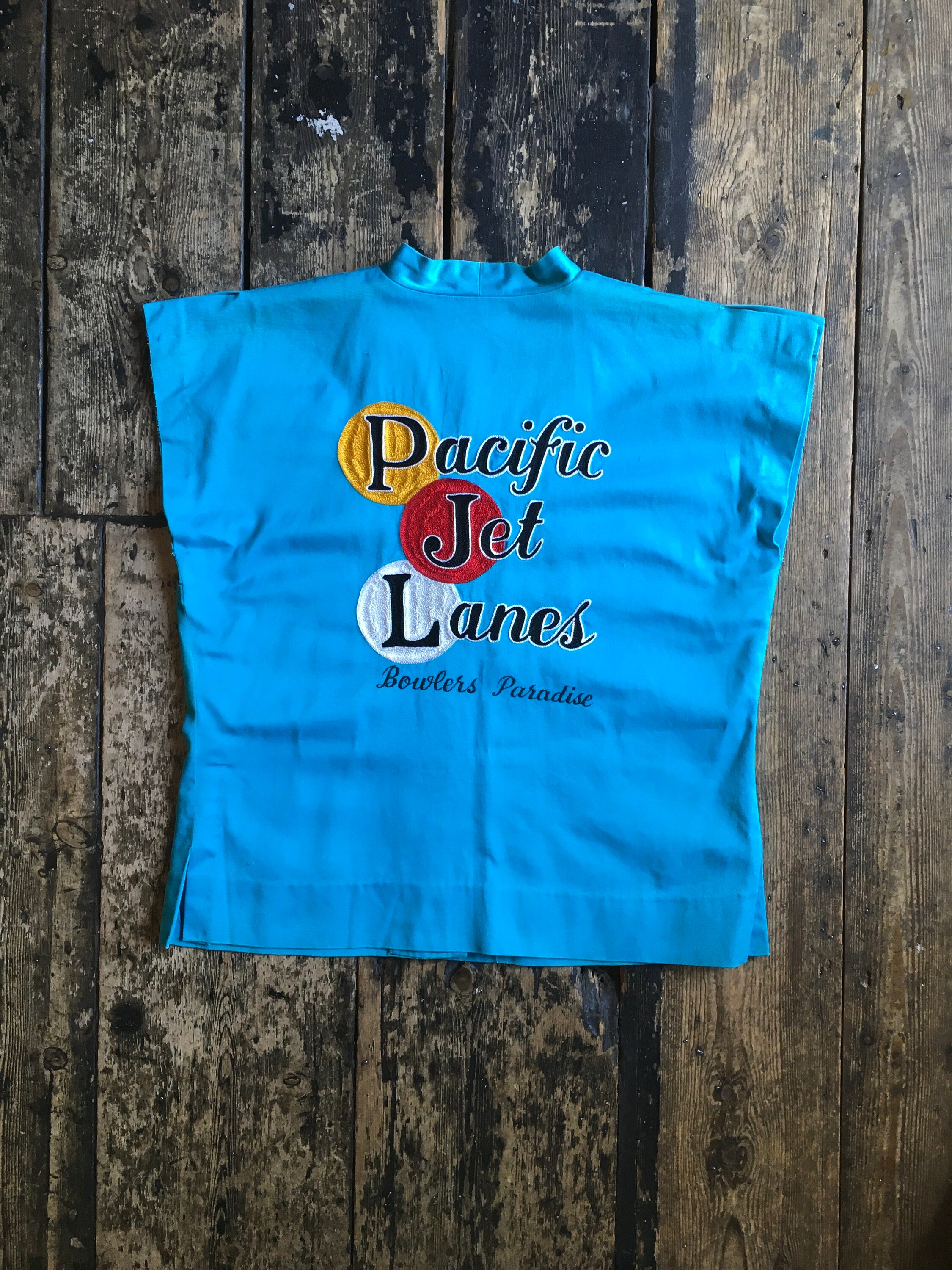Rare 1950s Chain Stitch Ladies Bowling Shirt in A Very Rare Style ...